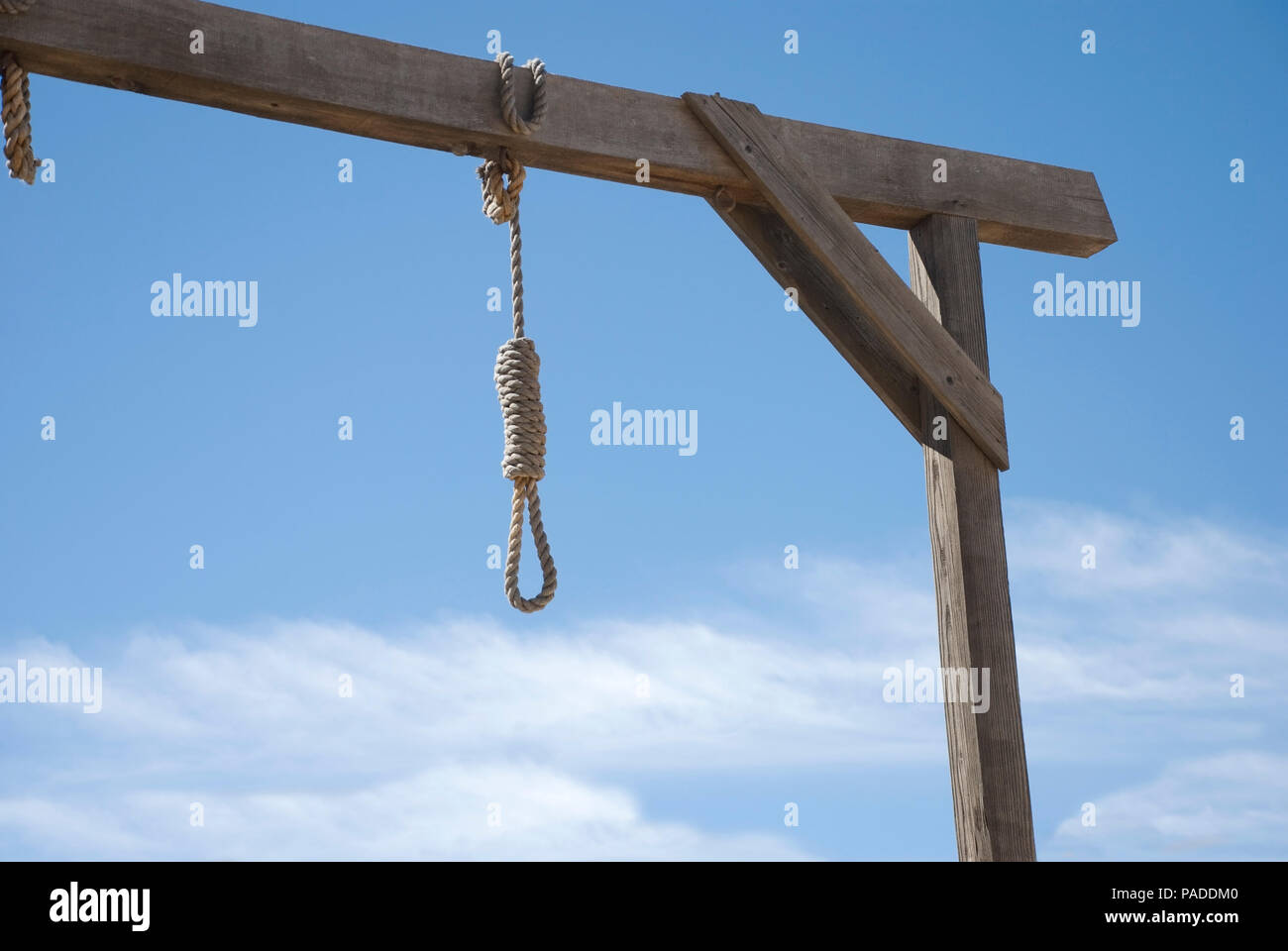 Wooden Gallows Stock Photos & Wooden Gallows Stock Images - Alamy