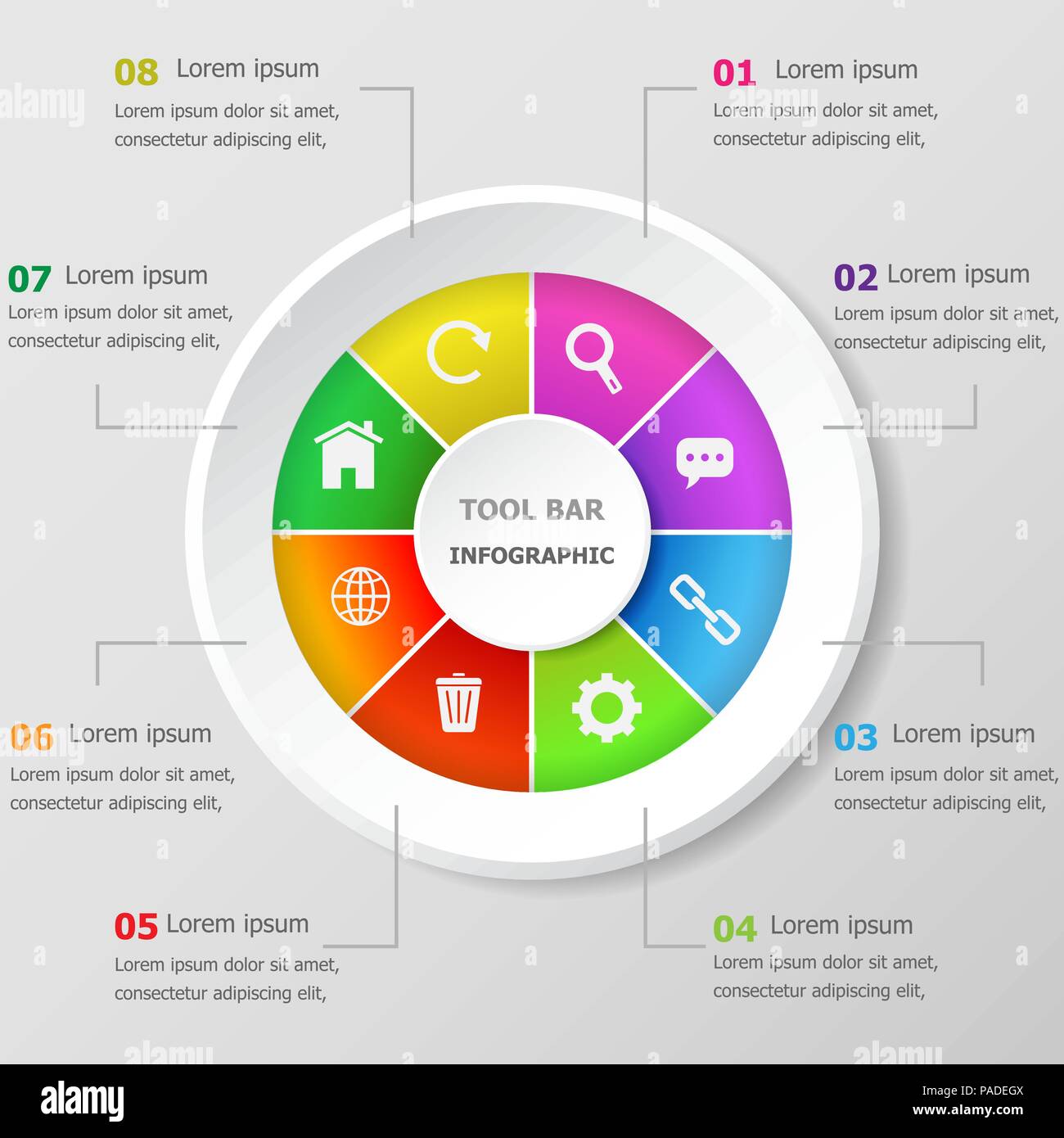 Toolbar vector vectors hi-res stock photography and images - Alamy