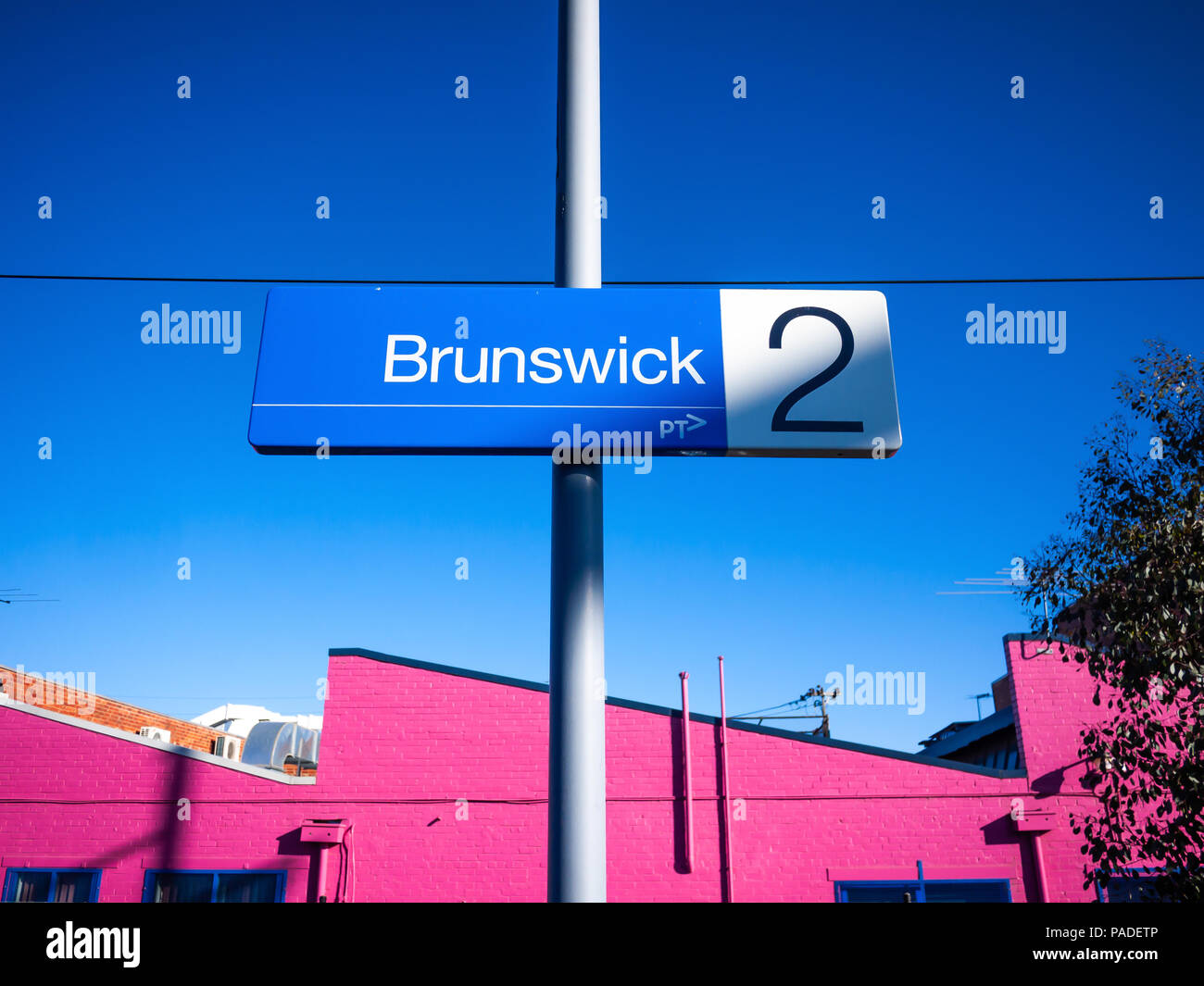 Melbourne australia brunswick station hi-res stock photography and ...