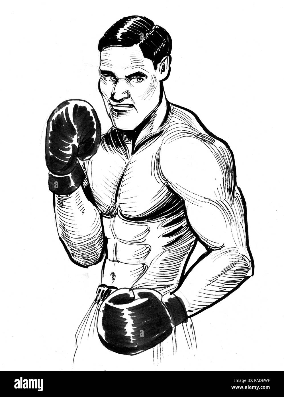 Boxing illustration hi-res stock photography and images - Alamy