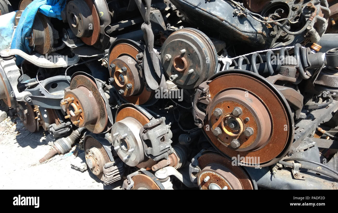 Old spare wheel hi-res stock photography and images - Alamy