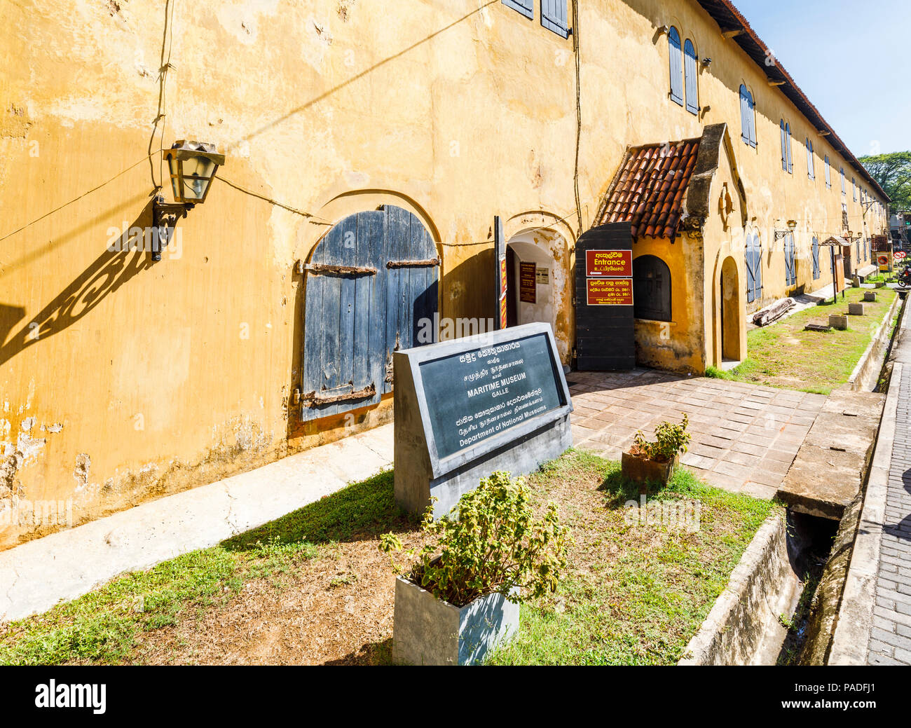 Galle Fort Sri Lanka Dutch Architecture Stock Photos & Galle Fort Sri ...