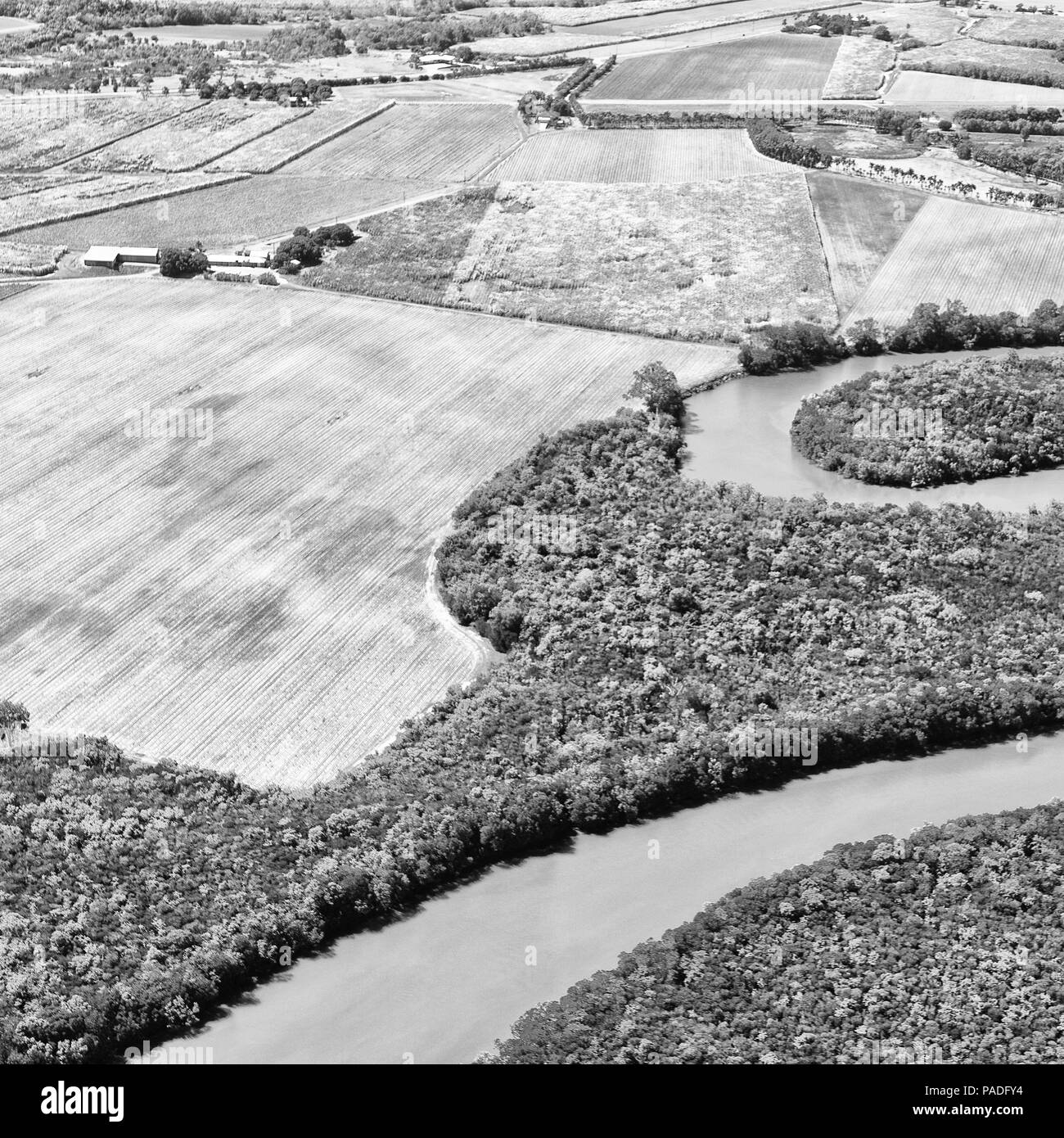 texture in australia field of colutivation from the high Stock Photo ...