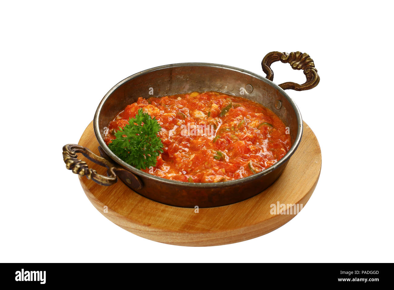 Turkish food menemen Stock Photo - Alamy