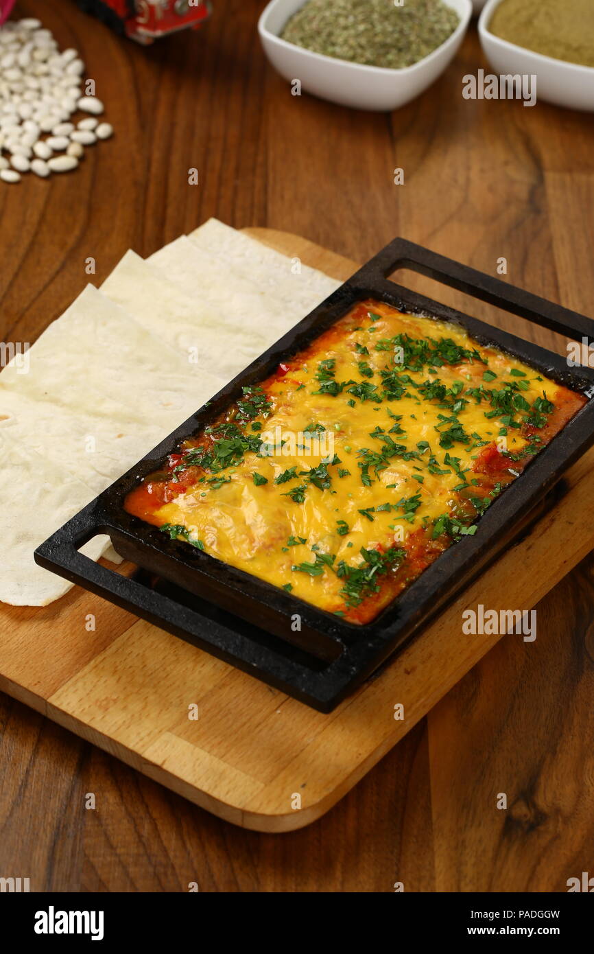 Turkish food menemen Stock Photo - Alamy