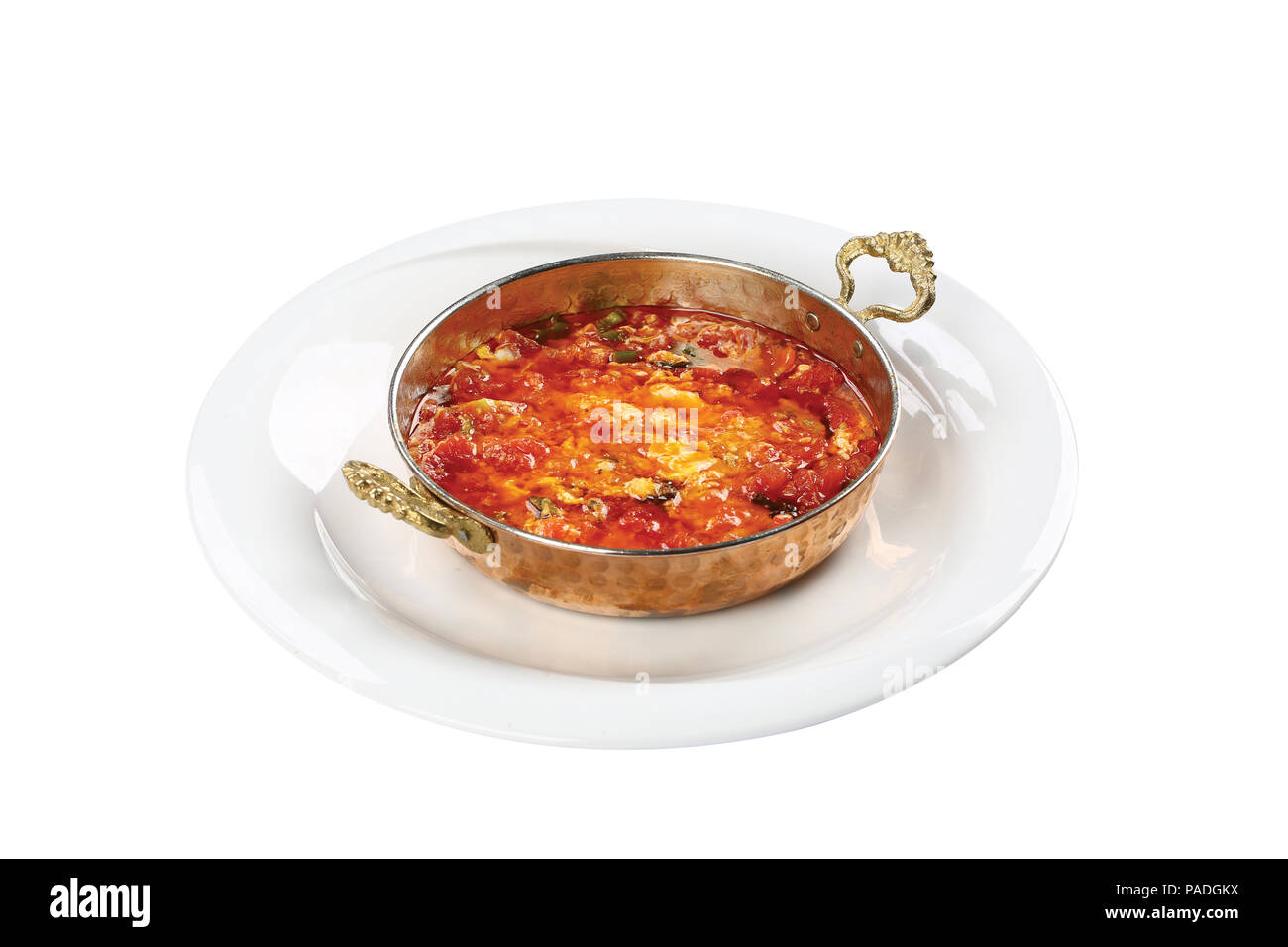 Turkish food menemen Stock Photo - Alamy