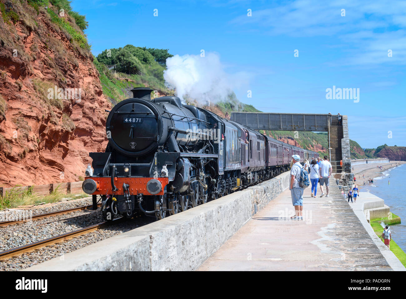 Black five locomotive hi-res stock photography and images - Alamy