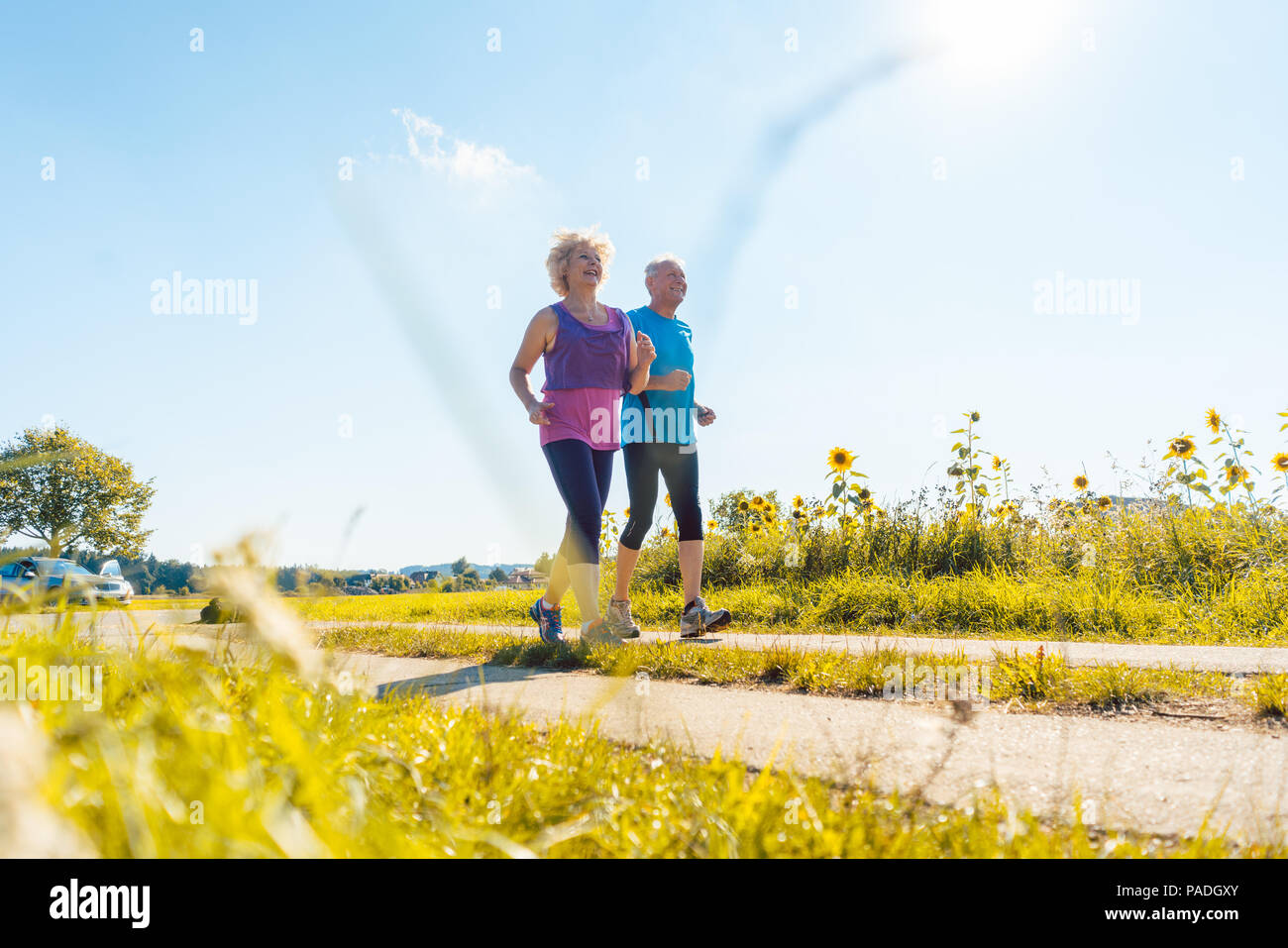 Healthy elderly hi-res stock photography and images - Alamy