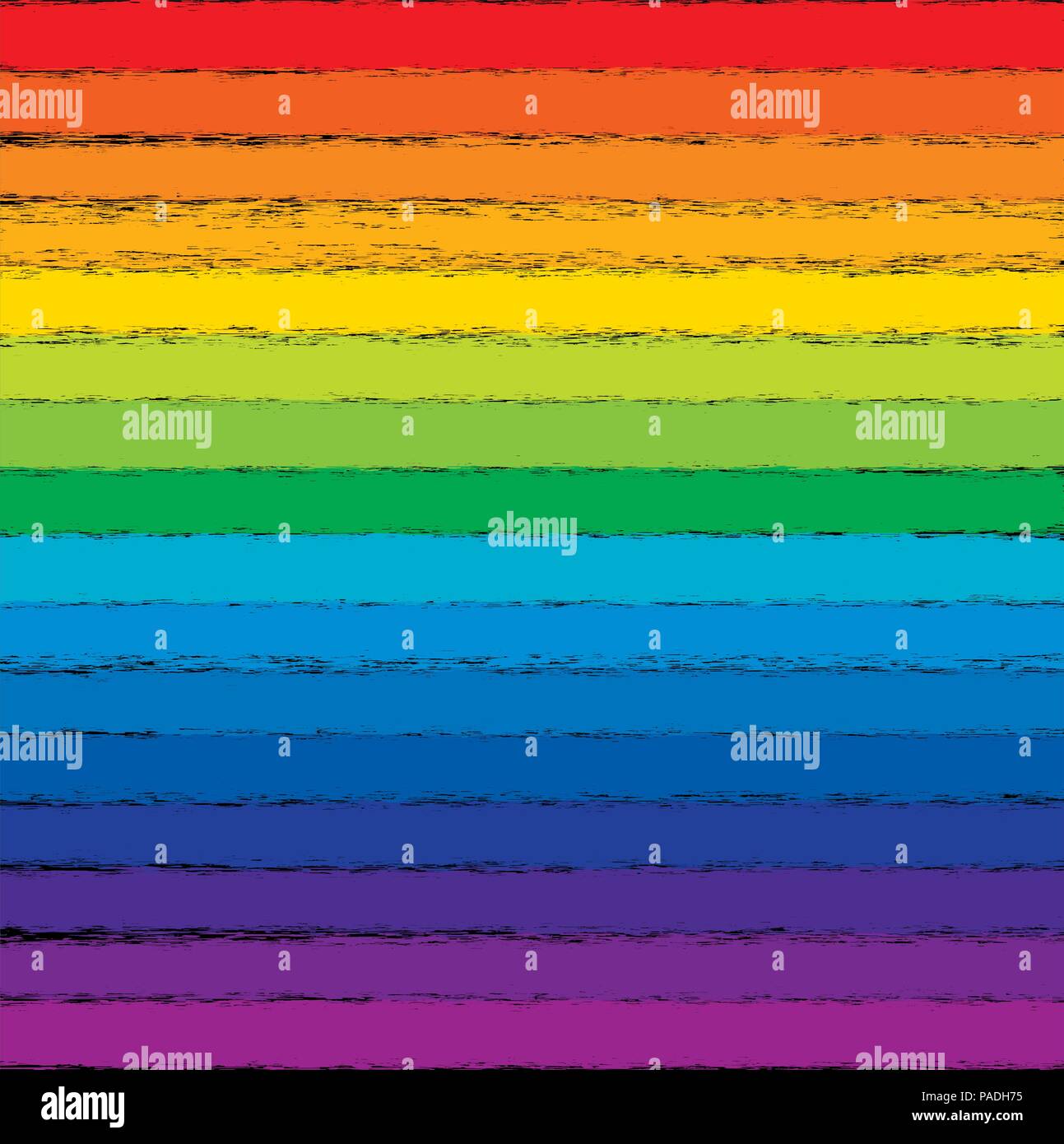 vector colorful rainbow background illustration, grunge painted ...