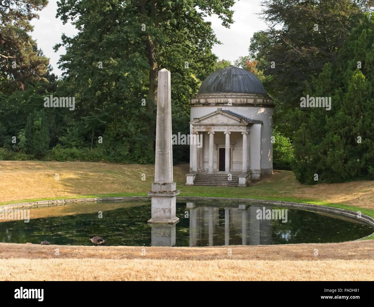 London, UK - July 19 2018: The Orange Tree Garden, a self-contained ...