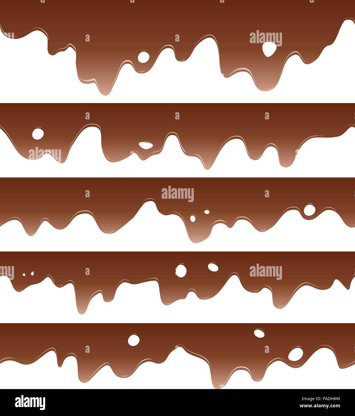 Melted Chocolate Border