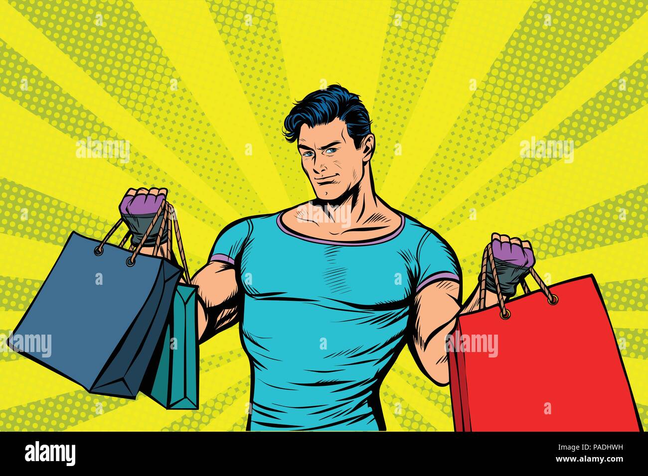 Looking strong Stock Vector Images - Alamy