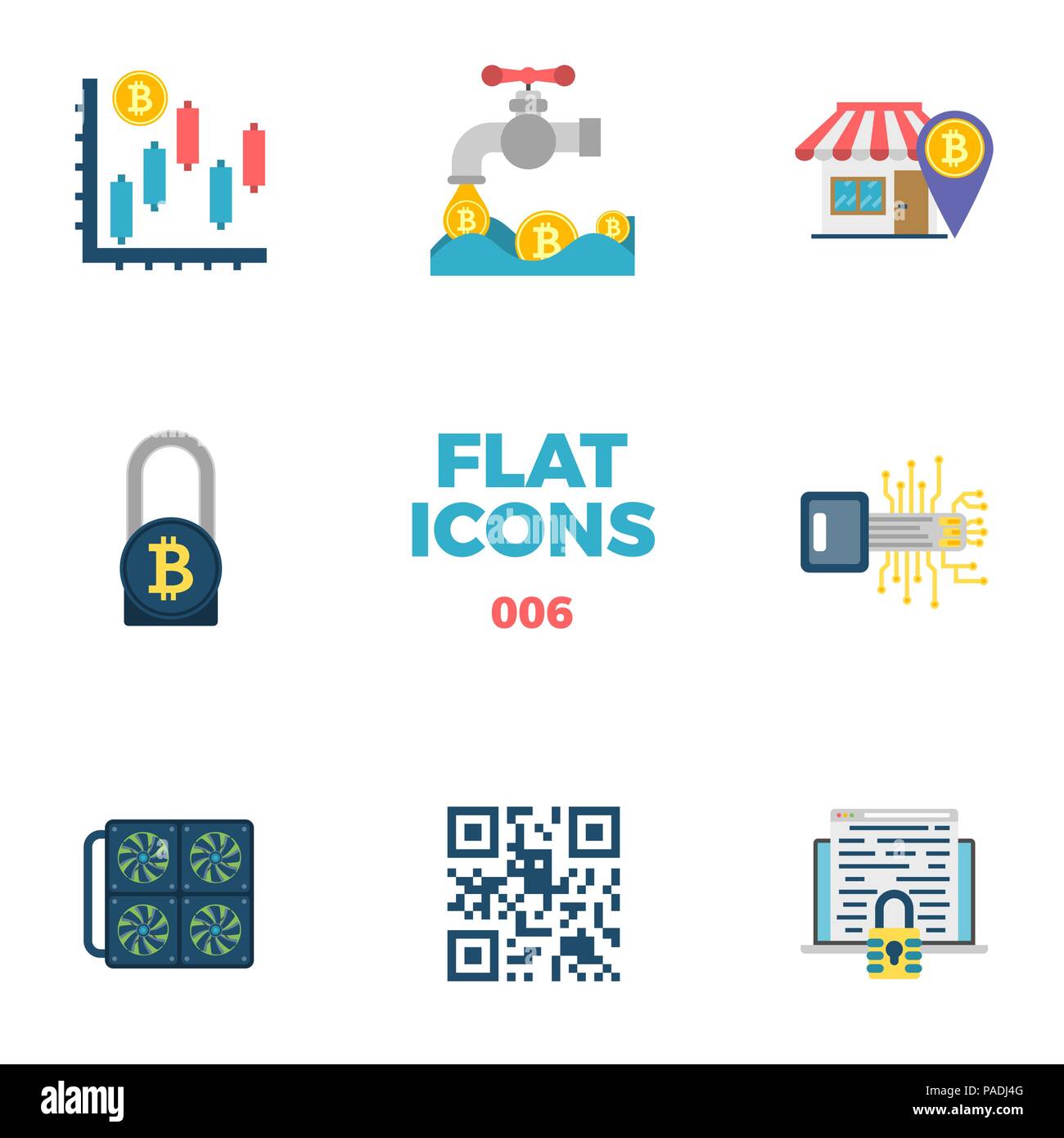 Blockchain encrypted data security Stock Vector Images - Alamy