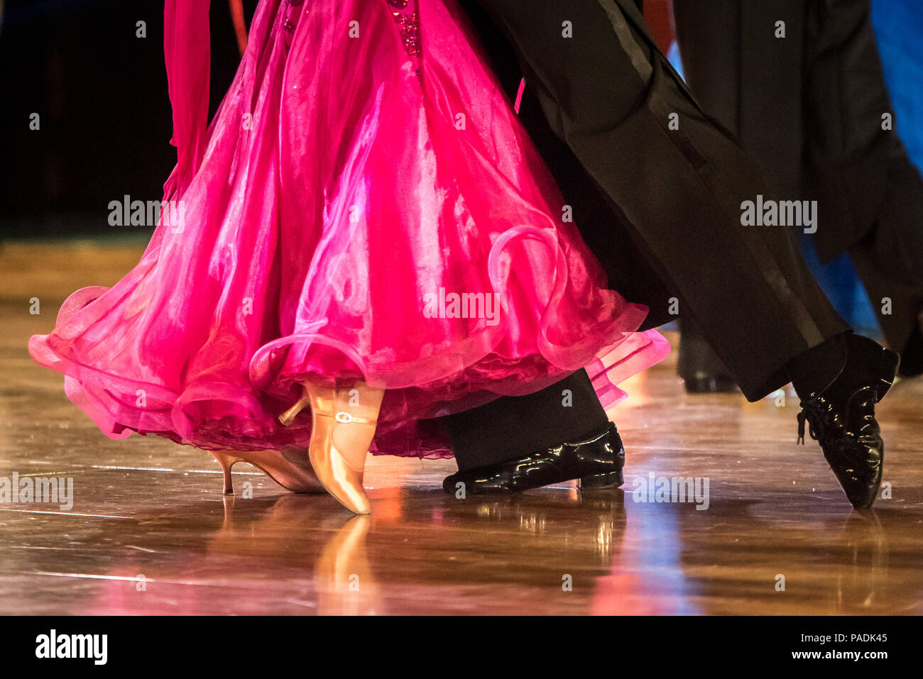 legs of a couple who dance in competition Stock Photo - Alamy