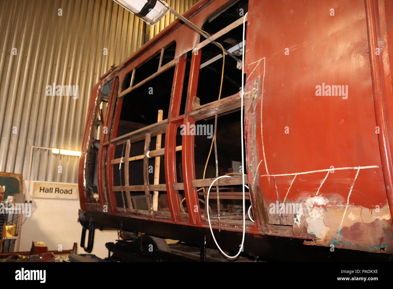 Side of a carriage being repaired hi-res stock photography and images ...