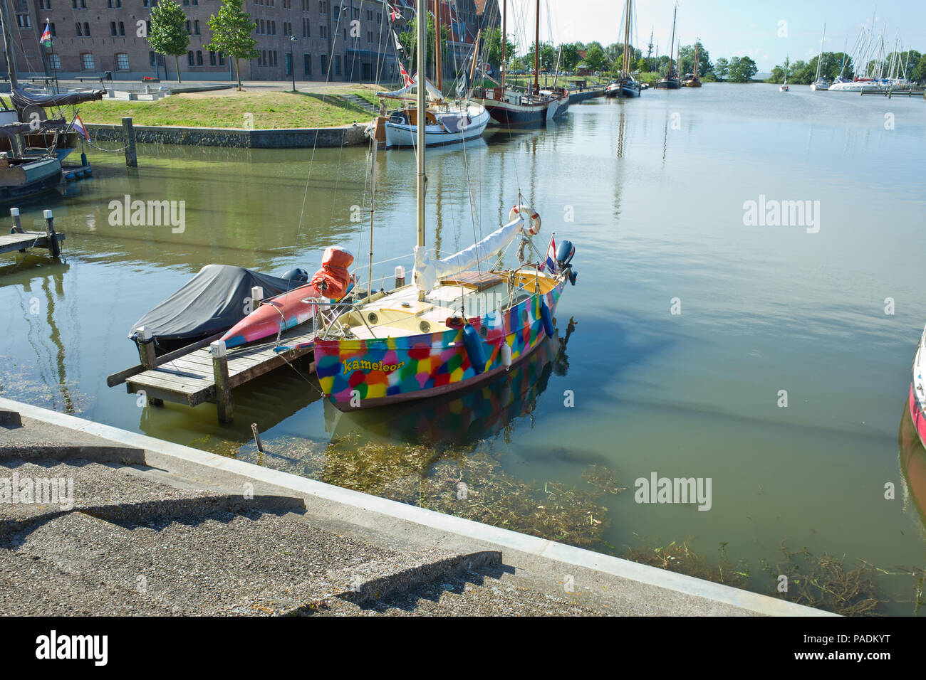 Coloured sailing boat hi-res stock photography and images - Alamy