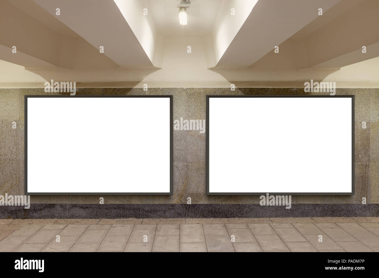 Billboard poster underground hi-res stock photography and images - Alamy