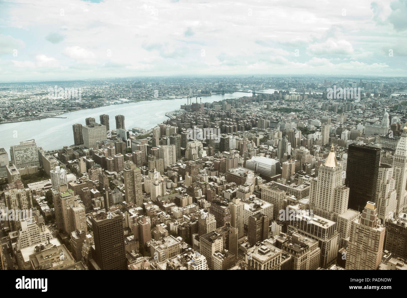Aerial View Of Lower Manhattan In New York, USA Stock Photo - Alamy