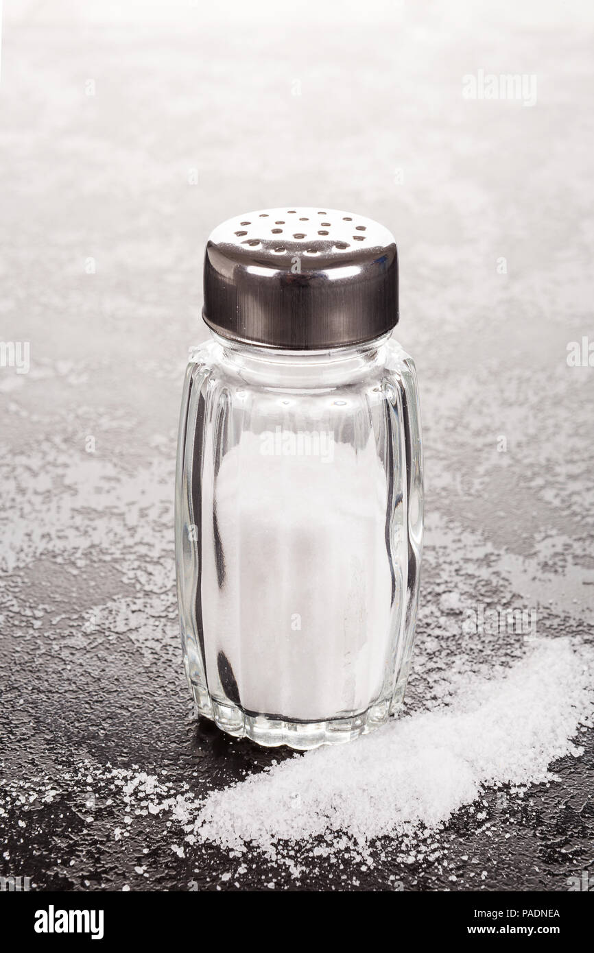 Classic salt in shaker Stock Photo - Alamy