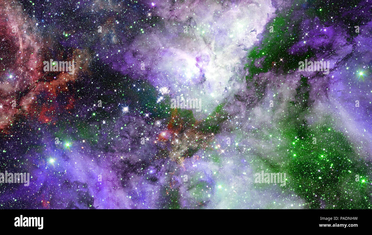 Dark nebula and stars in space. Elements of this image furnished by ...