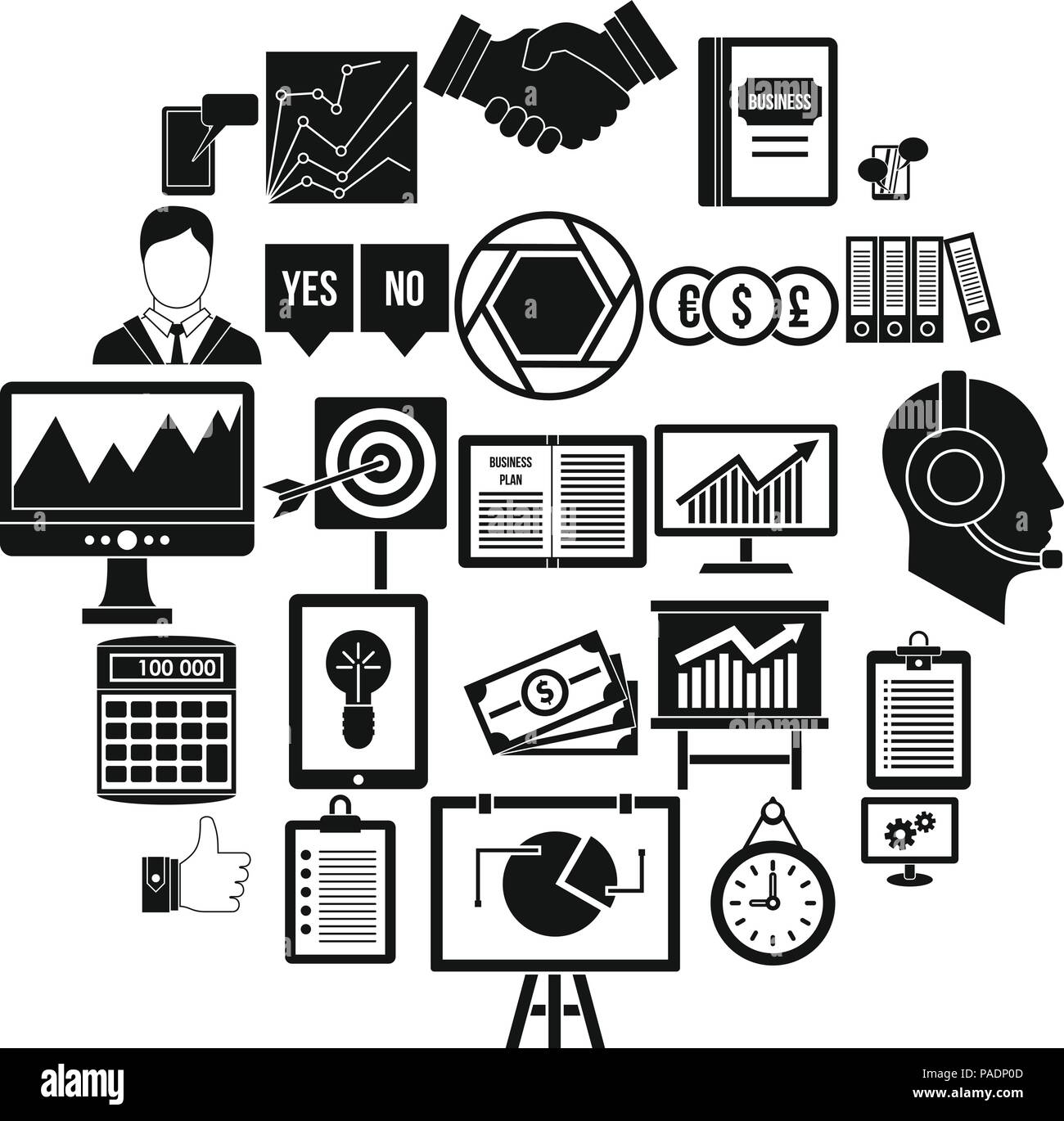 Game industry icons set, simple style Stock Vector Image & Art - Alamy