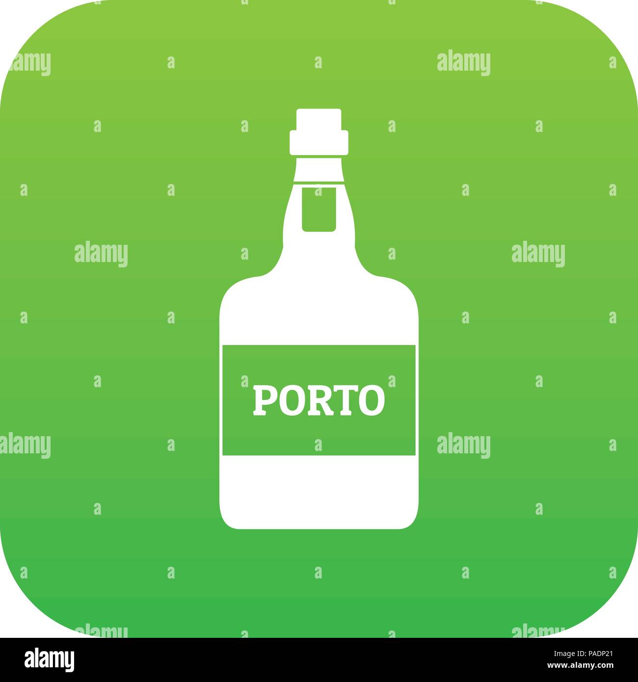 Port wine icon green vector Stock Vector Image & Art - Alamy