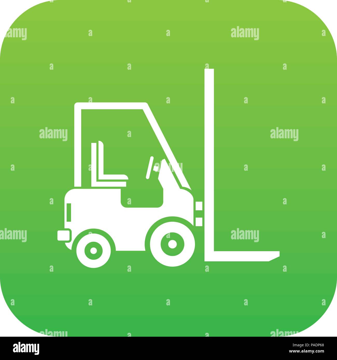 Stacker loader icon digital green Stock Vector Image & Art - Alamy