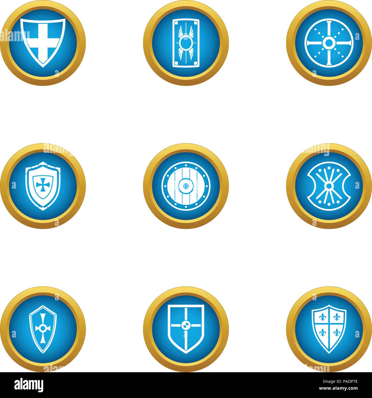 Cavalry shield Stock Vector Images - Alamy