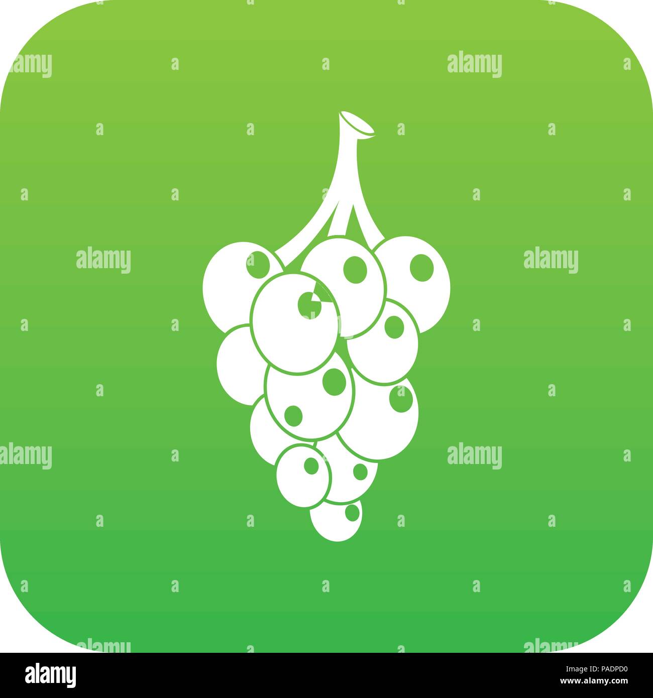 Grape icon green vector Stock Vector Image & Art - Alamy