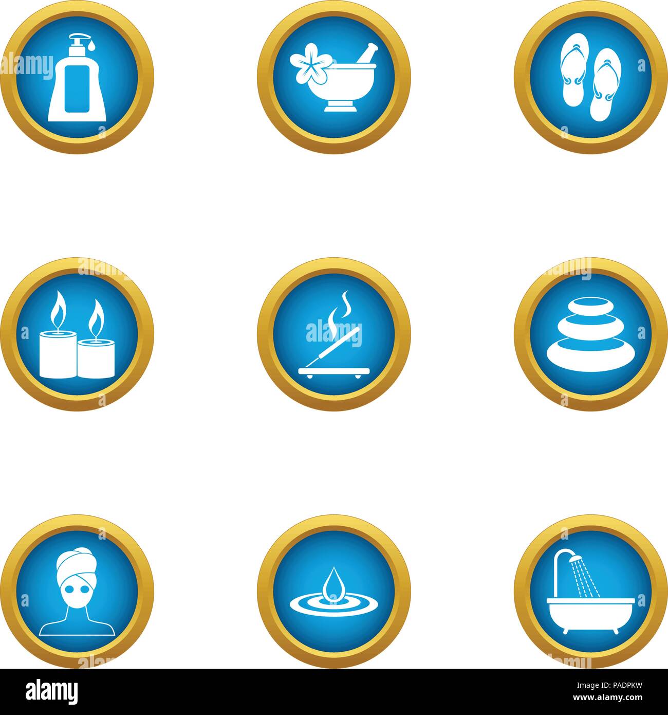 Skin soft towel Stock Vector Images - Alamy