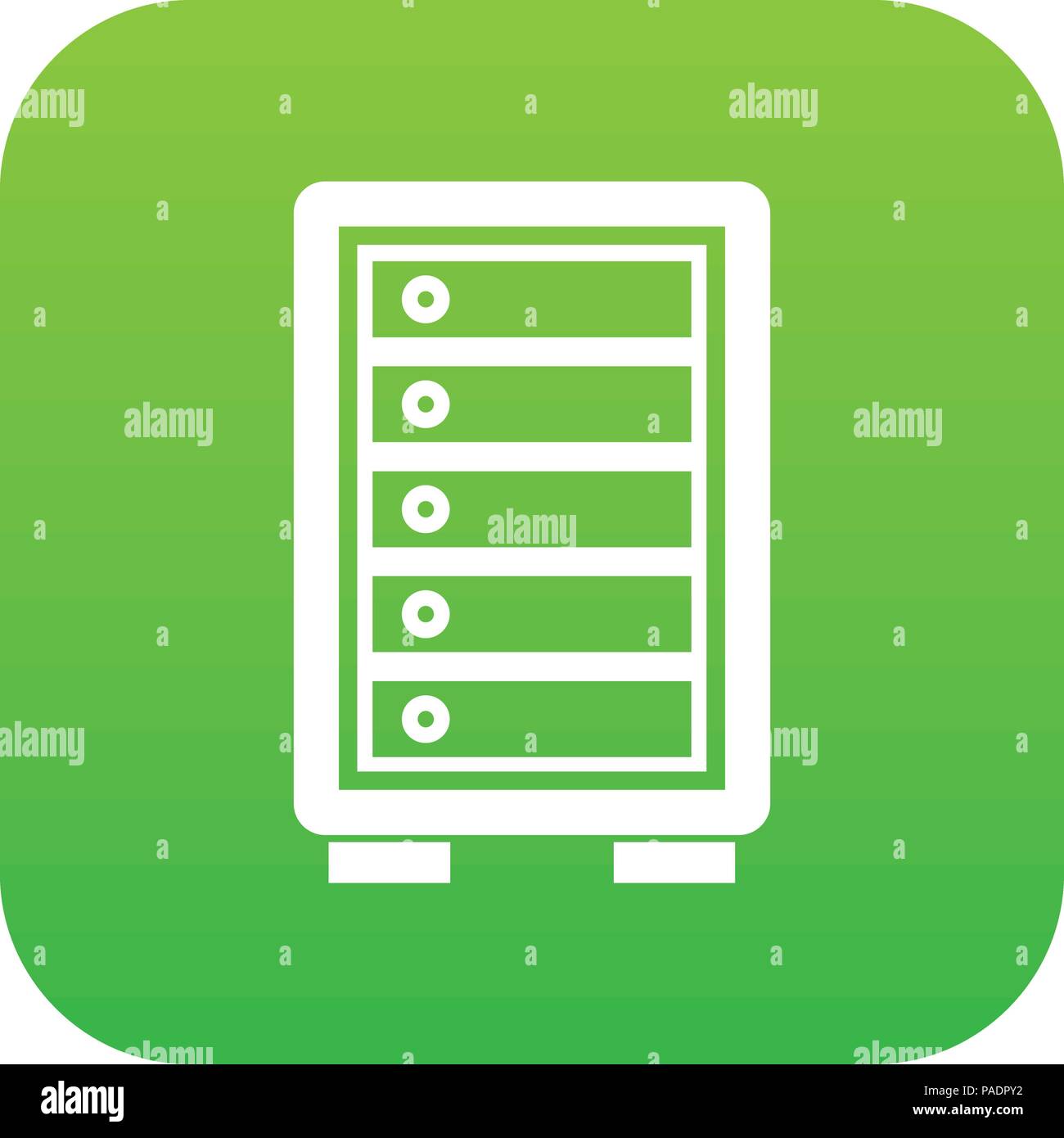 Security safe icon digital green Stock Vector Image & Art - Alamy
