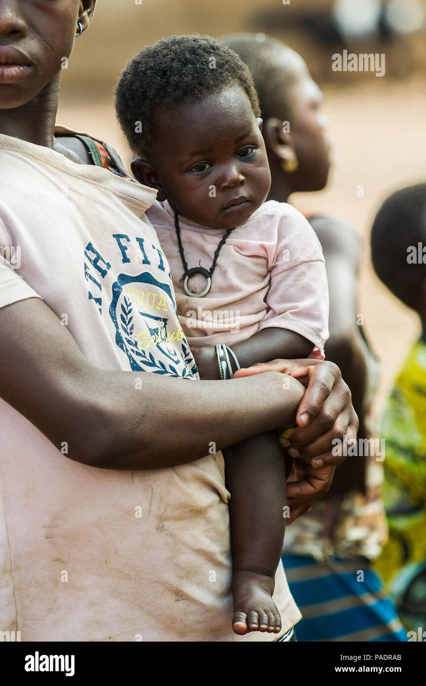 ACCRA, GHANA - MARCH 6, 2012: Unidentified Ghanaian woman with her ...
