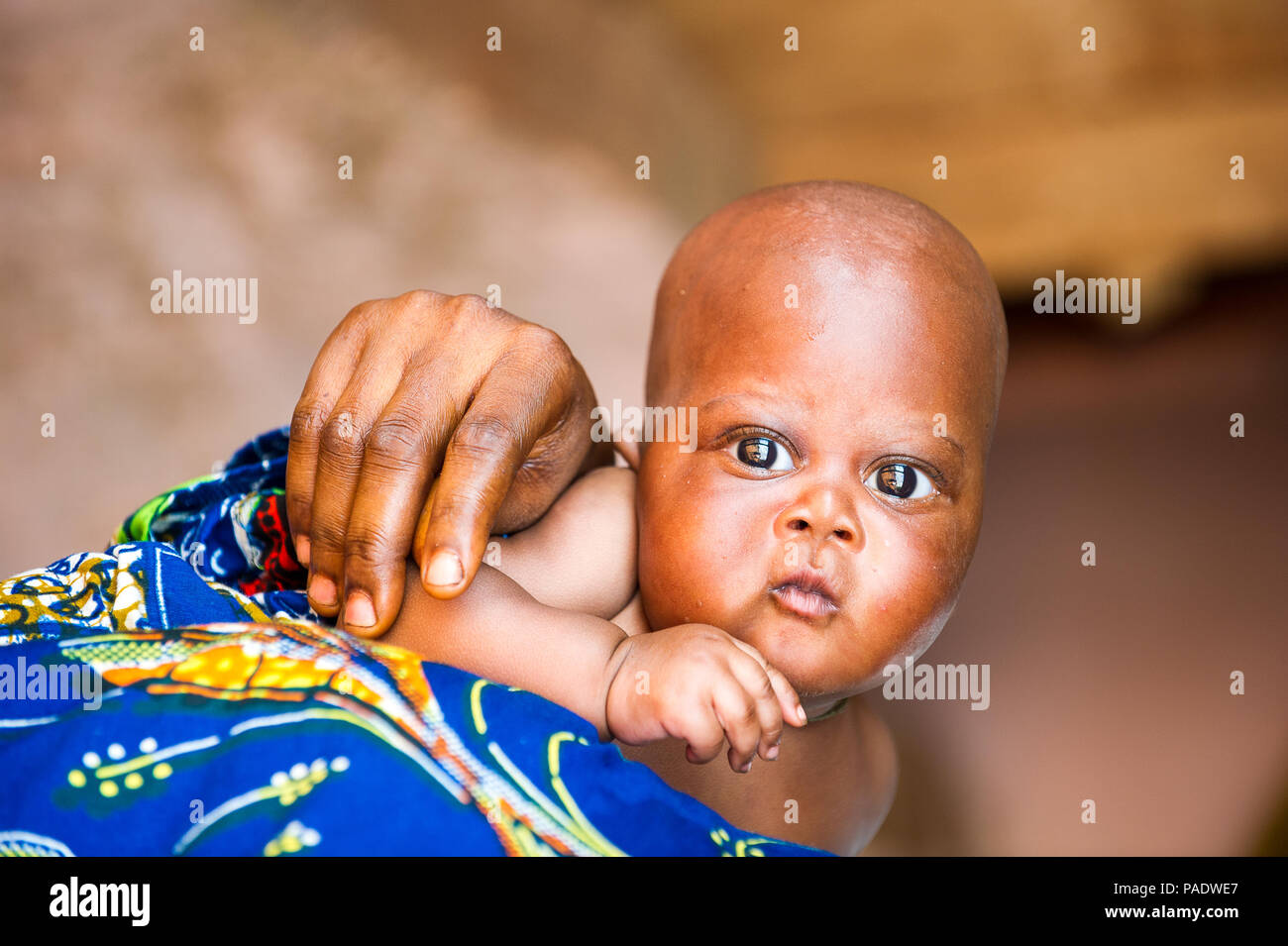 PORTO-NOVO, BENIN - MAR 9, 2012: Unidentified Beninese little child on ...