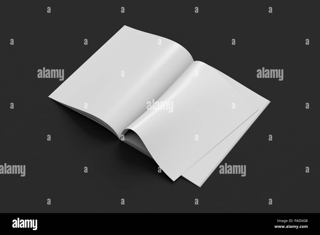 Blank black magazine glossy Black and White Stock Photos & Images - Alamy