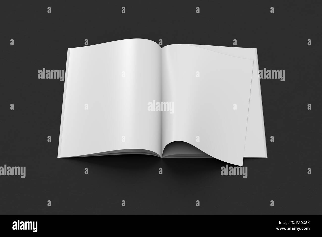 Blank black magazine glossy Black and White Stock Photos & Images - Alamy