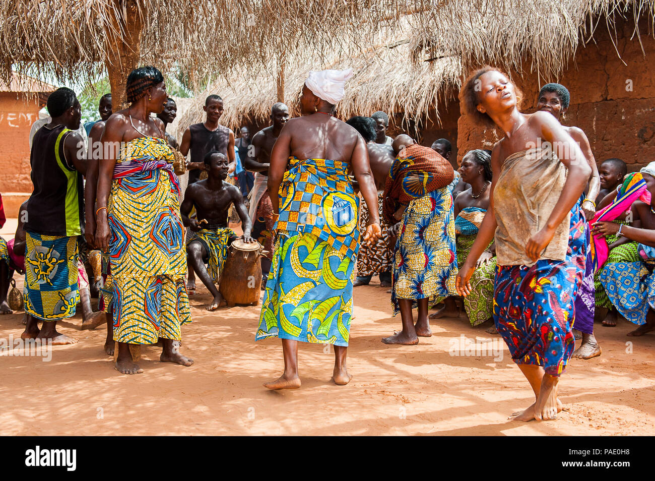 KARA, TOGO - MAR 11, 2012: Unidentified Togolese people in a ...