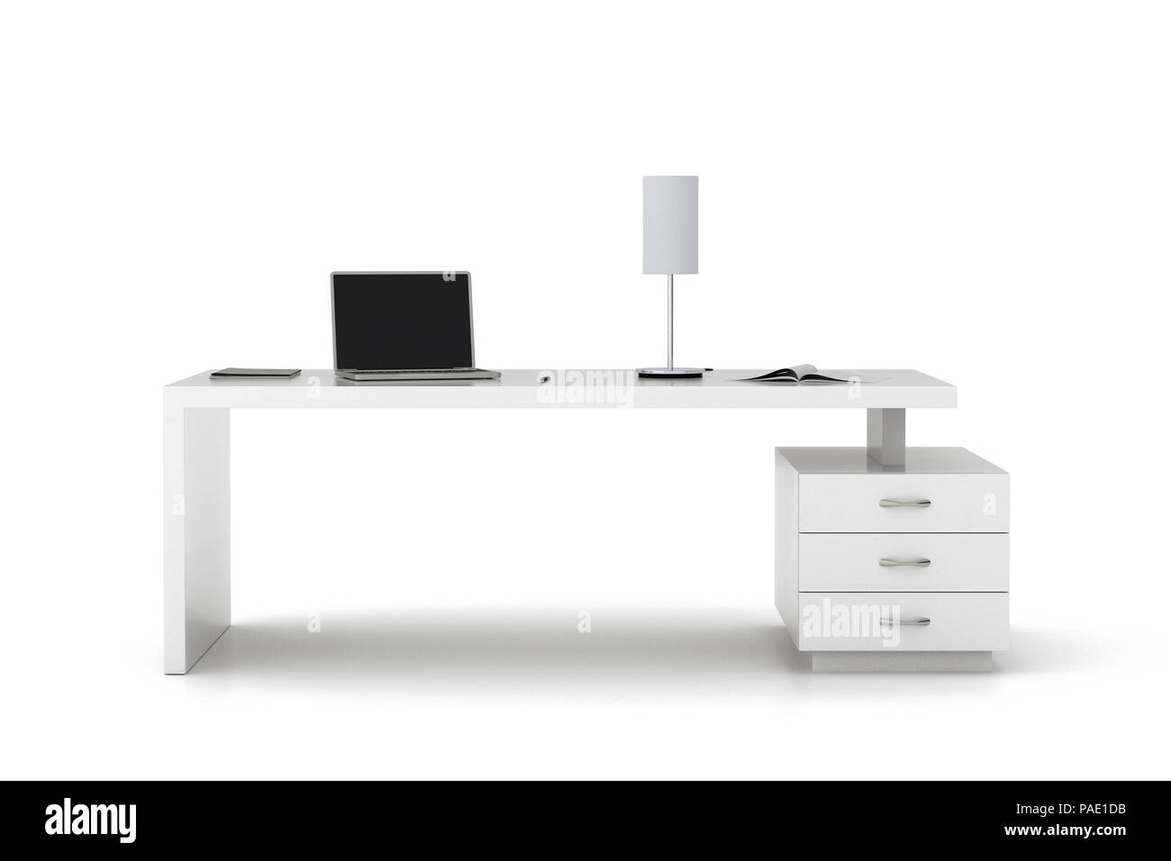 Workspace top view Cut Out Stock Images & Pictures - Alamy