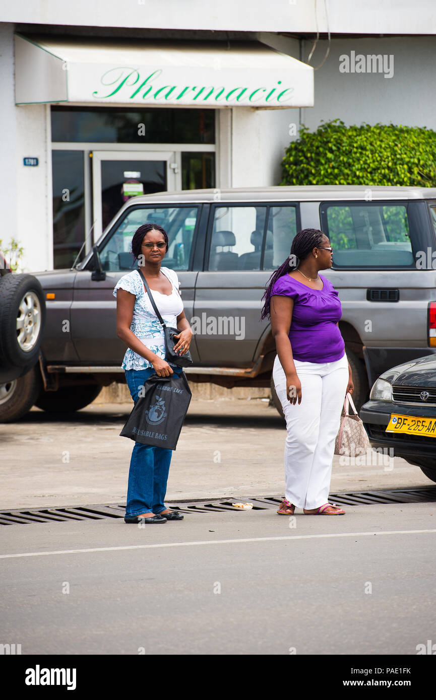 Africa gabon libreville traffic in hi-res stock photography and images ...