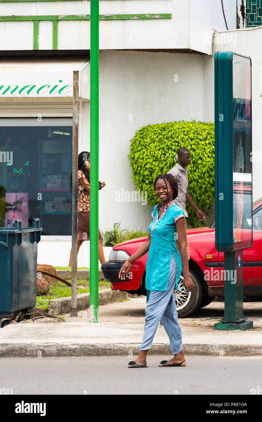 Africa gabon libreville traffic in hi-res stock photography and images ...