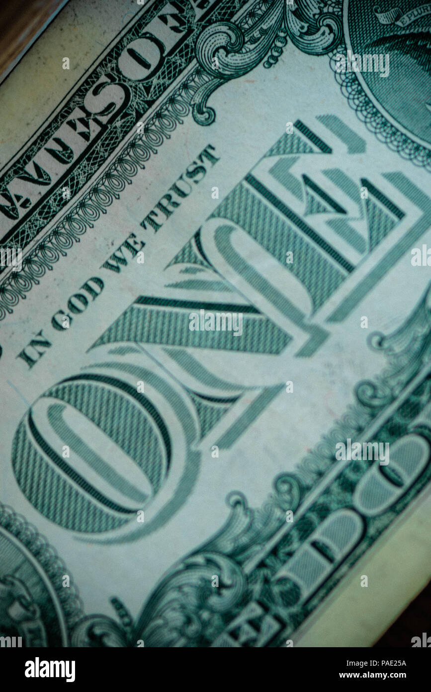 One dollar bill US Stock Photo - Alamy