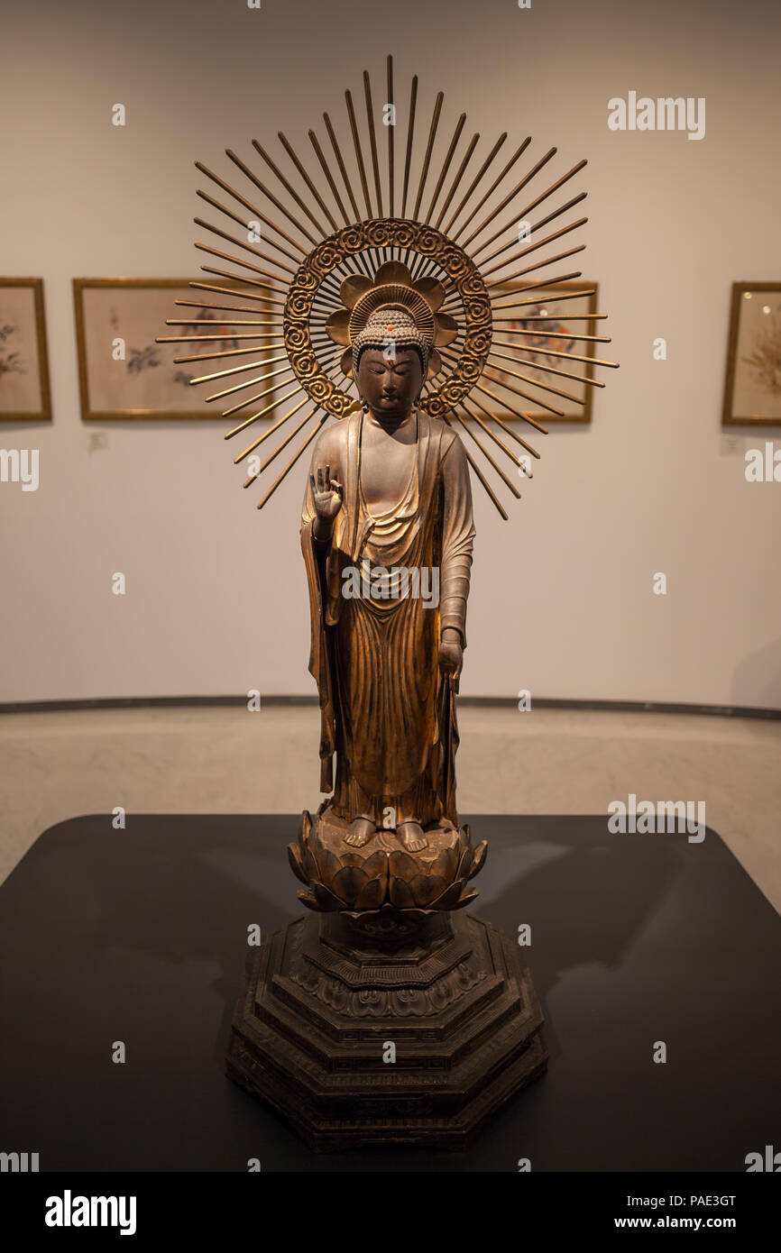Amida Buddha standing, Japan, 17th century Edo period sculpture in ...