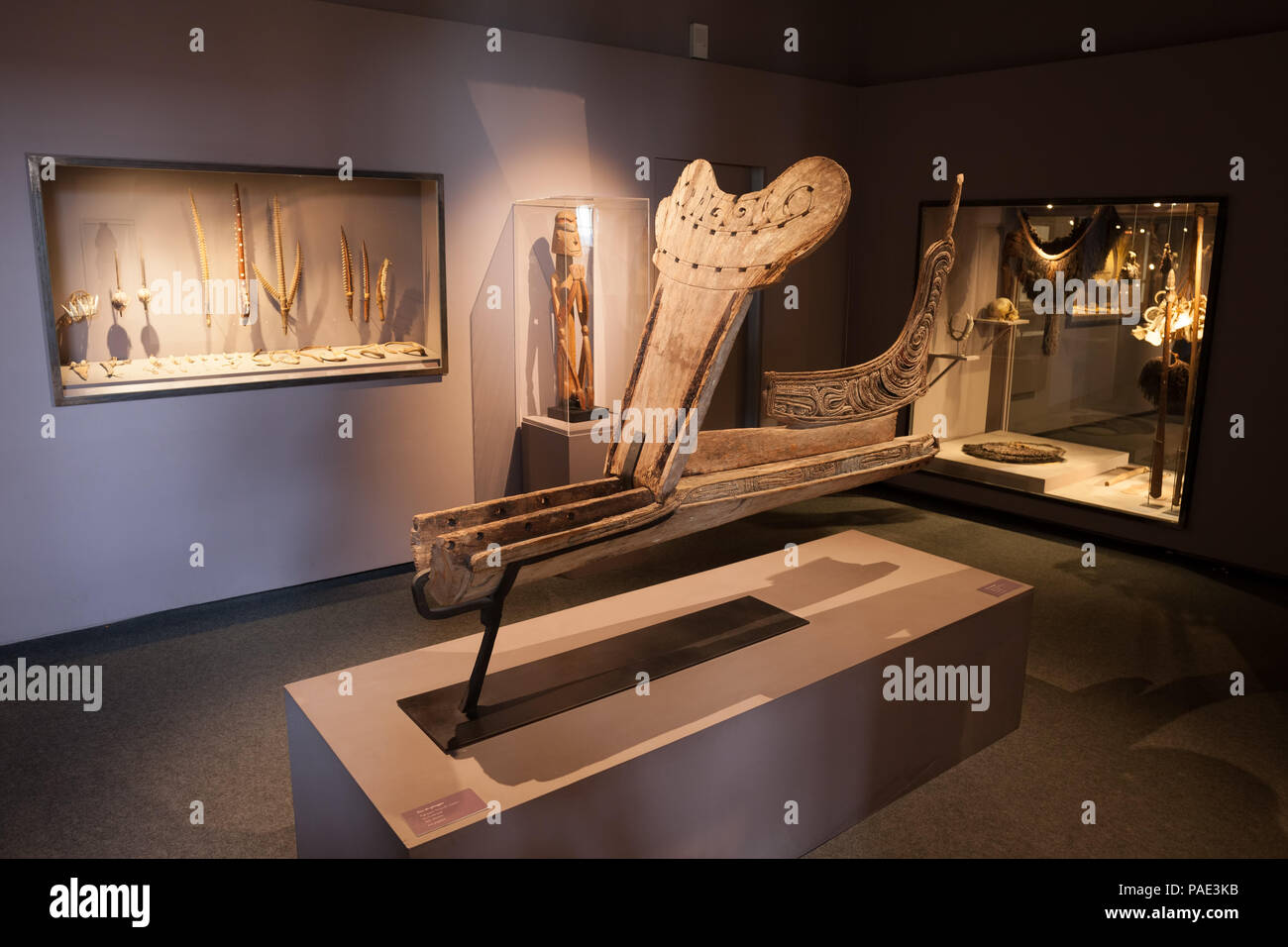 France, Cannes, Castle Museum - Musee de la Castre interior exhibition ...