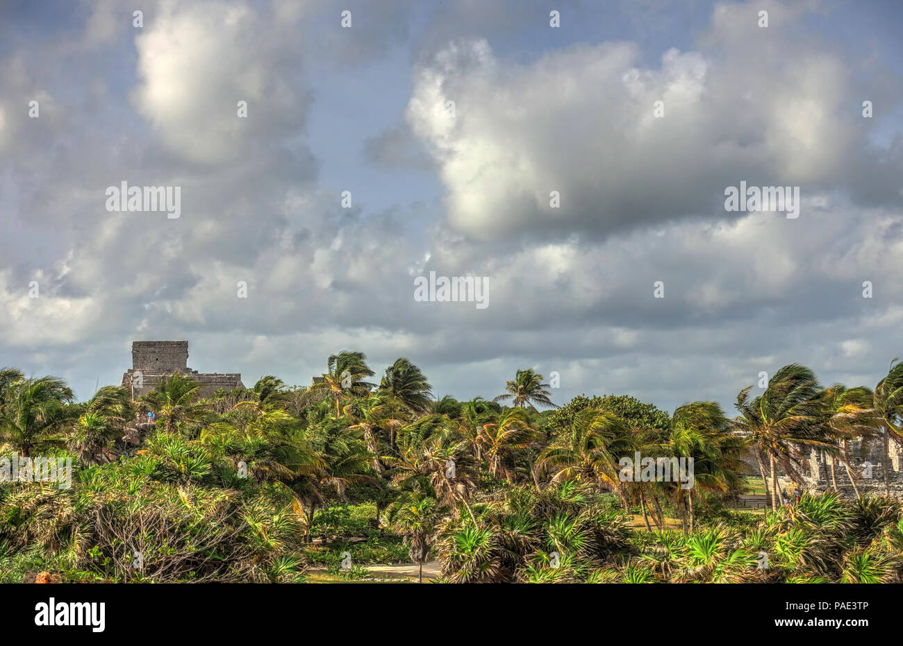 Tulum ruins aerial hi-res stock photography and images - Alamy