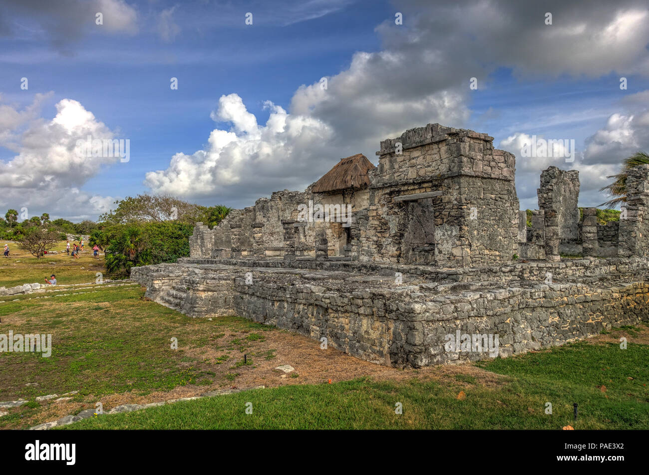 Tulum ruins aerial hi-res stock photography and images - Alamy