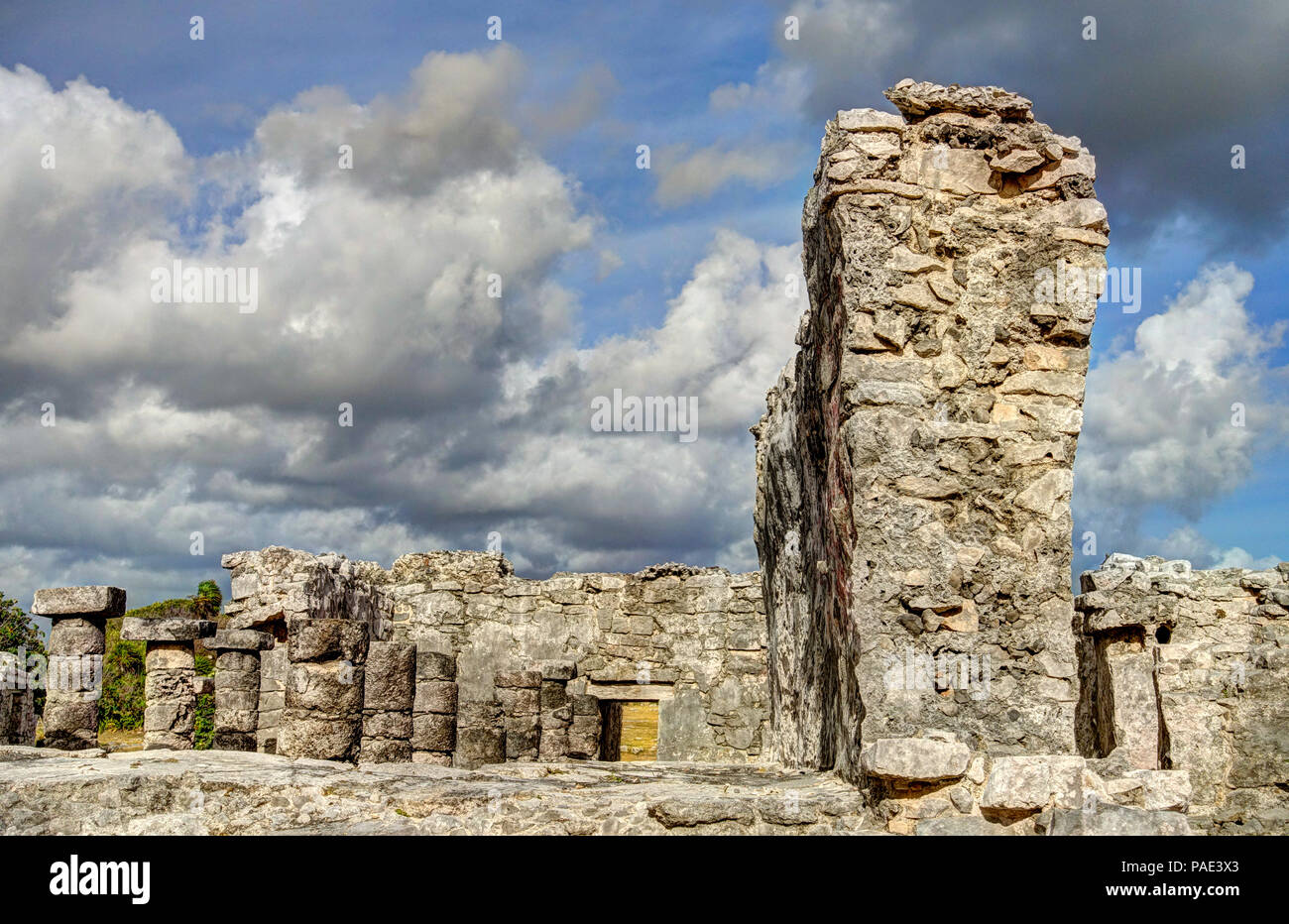 Tulum ruins aerial hi-res stock photography and images - Alamy