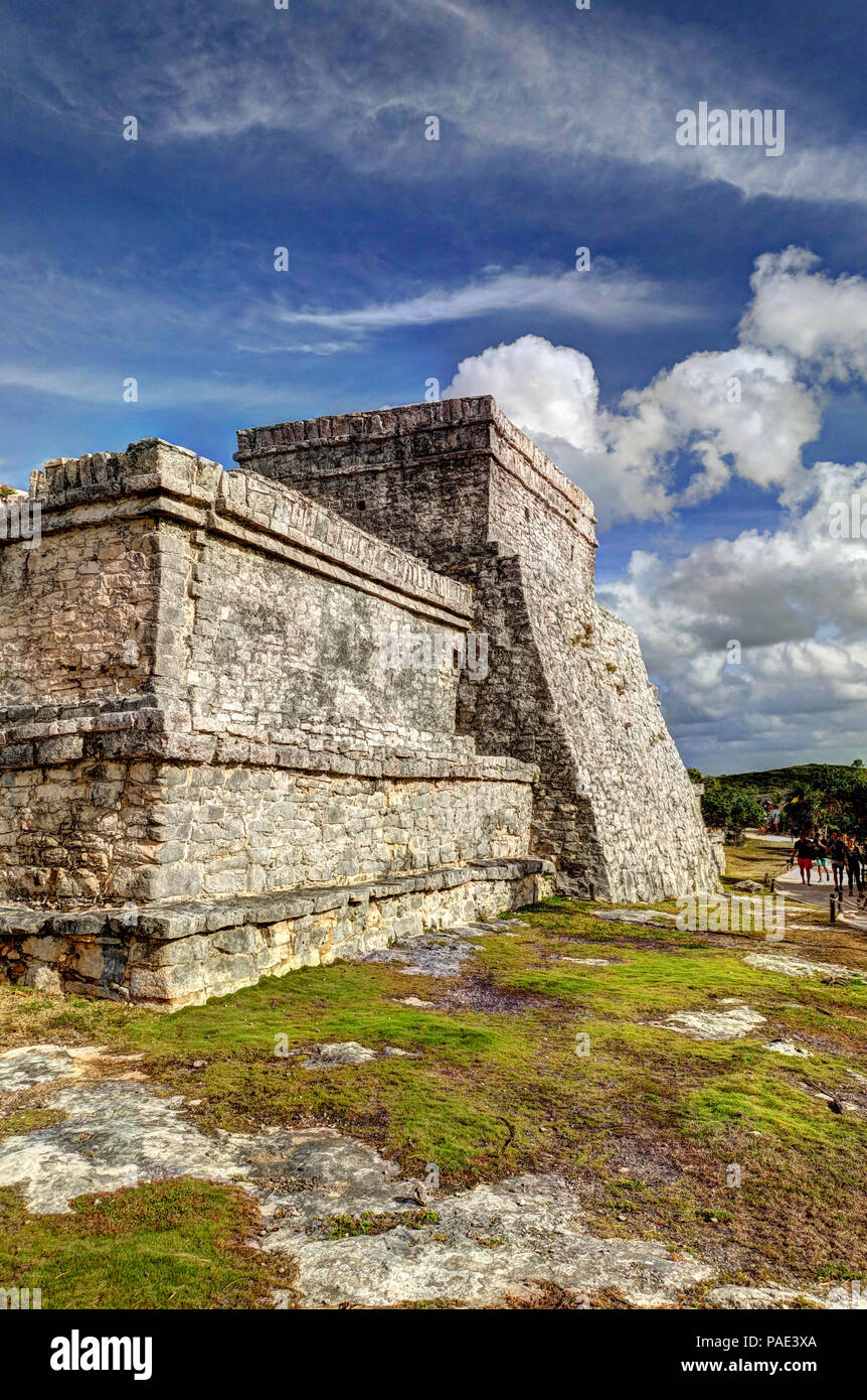 Maya ruins tulum aerial hi-res stock photography and images - Alamy
