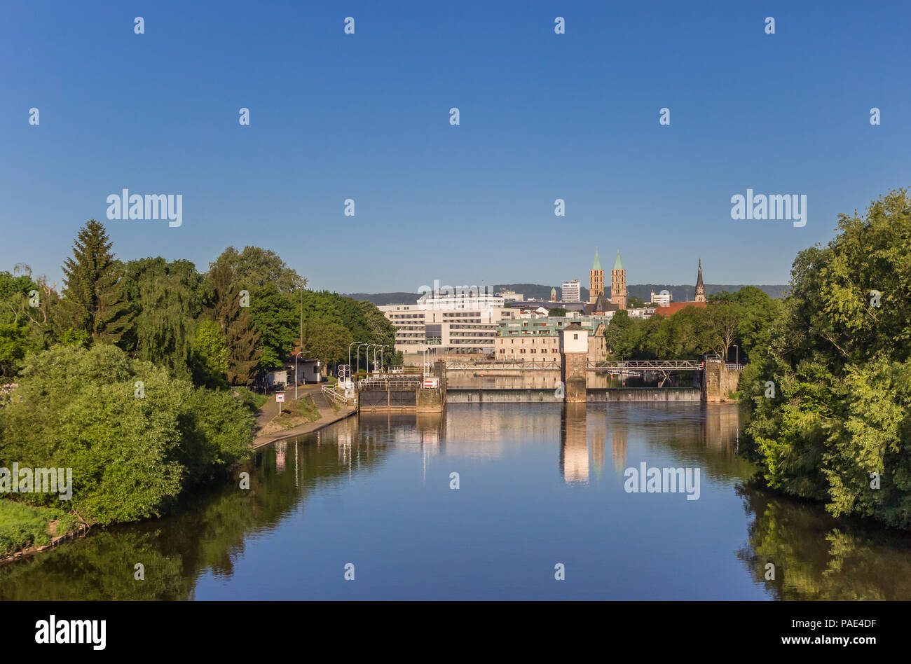 Fulda schleuse hi-res stock photography and images - Alamy