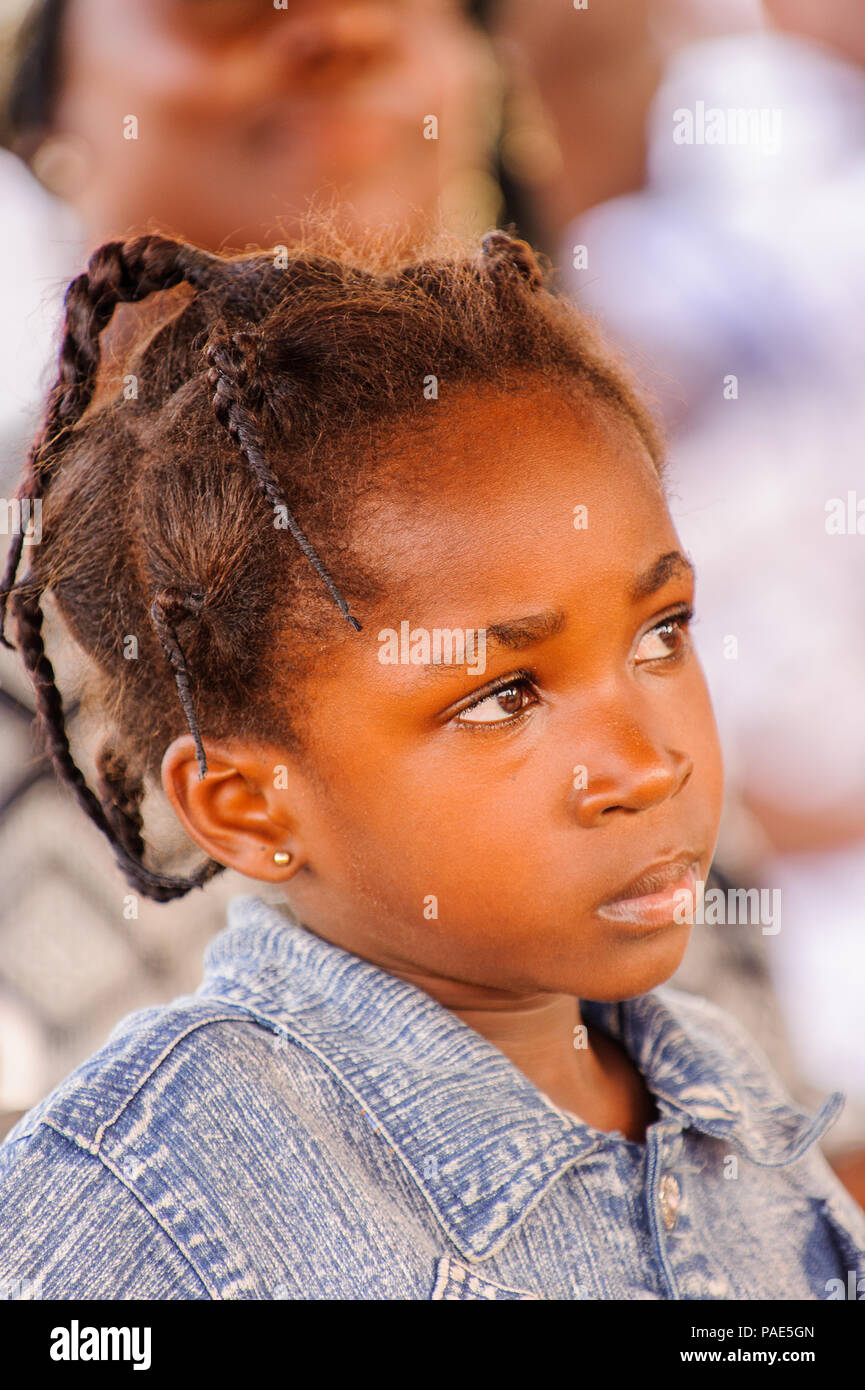 ACCRA, GHANA - MARCH 4, 2012: Unidentified Ghanaian beautiful girl ...