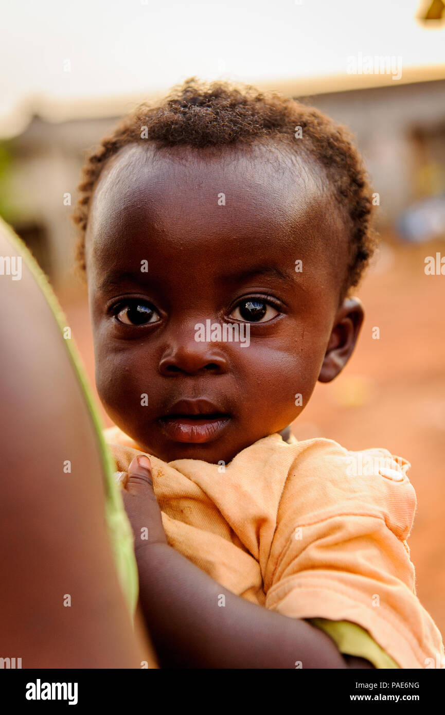 ACCRA, GHANA - MARCH 5, 2012: Unidentified Ghanaian baby boy in Ghana ...