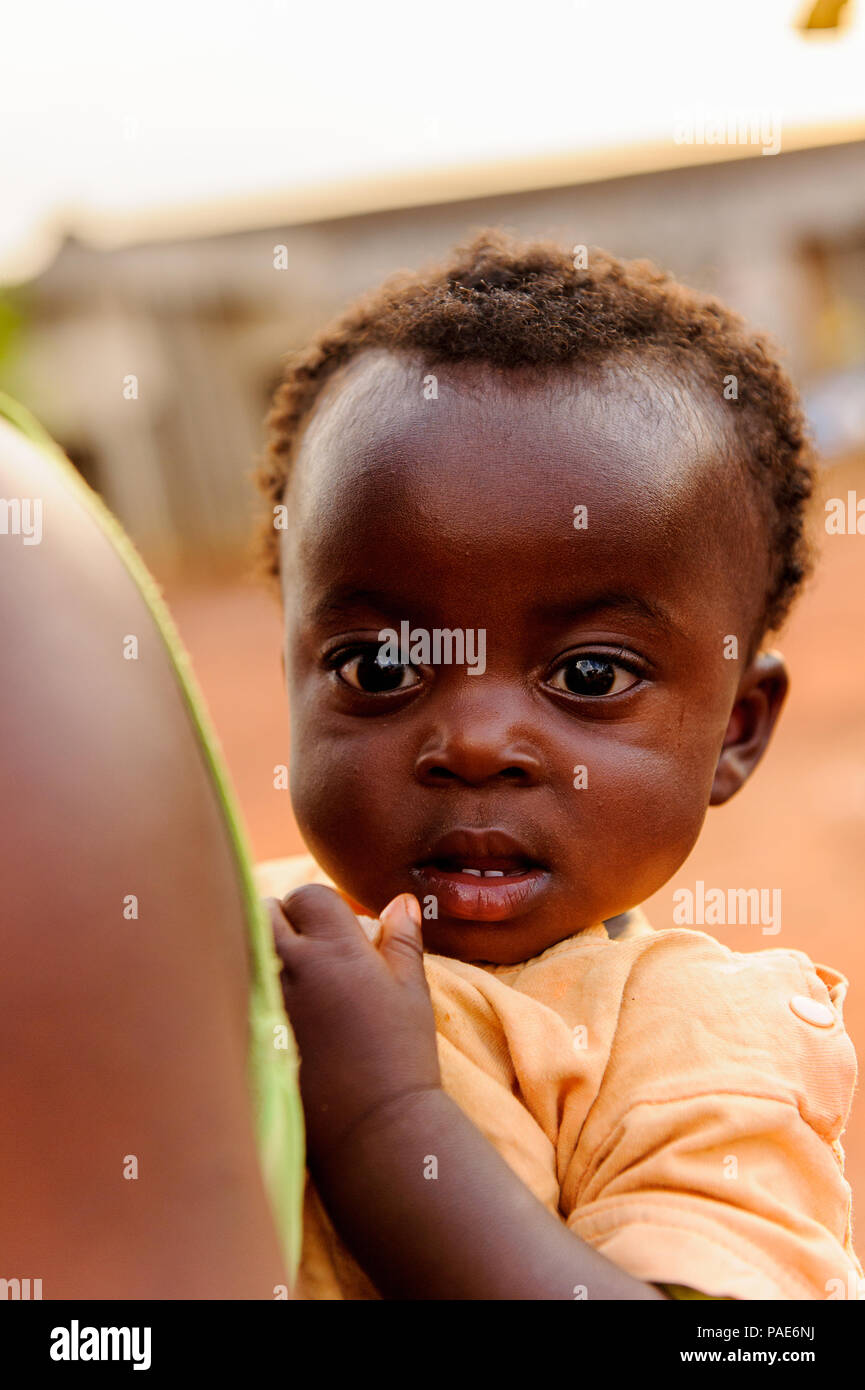 ACCRA, GHANA - MARCH 5, 2012: Unidentified Ghanaian baby boy in Ghana ...